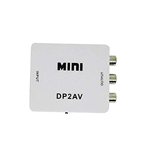 Buy Microware Mini 1080P DP to AV Video Converter, DisplayPort to AV ...