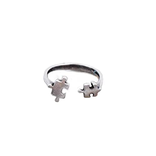 Amazon.com: PUZZLE RING - Knuckle Mini Ring • Unique • Simple Ring ...