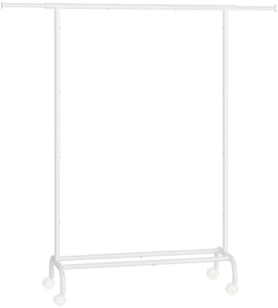 SONGMICS Clothes Rail, Clothes Rack, Extendable Hanging Rail, Clothing ...