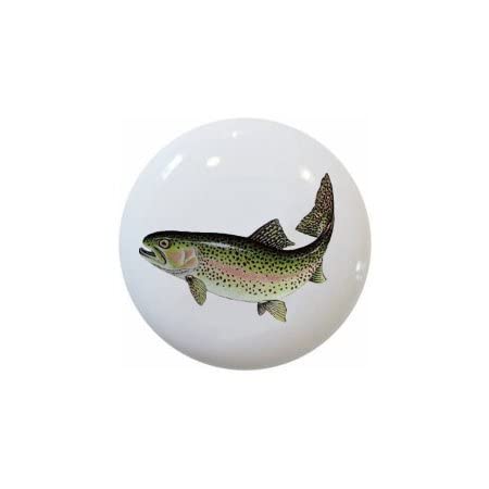 Amazon.com: Rainbow Trout Design2 KNOB from Realistic Fish Collection ...