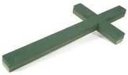 Amazon.com: 72" x 1 Wet Floral Foam Cross funeral tributes Foam Backed ...