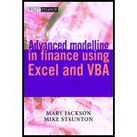 Advanced modelling in finance using Excel and VBA unknown Edition by Mary Jackson, Mike Staunton ...