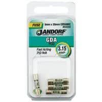 Jandorf Specialty Hardw Fuse Gda 3.15A Fast Acting 60668: Amazon.com ...