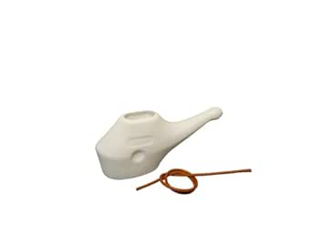 Nitesh Cell Point Plastic Jala Neti Pot and Rubber Sutra Neti Combo ...