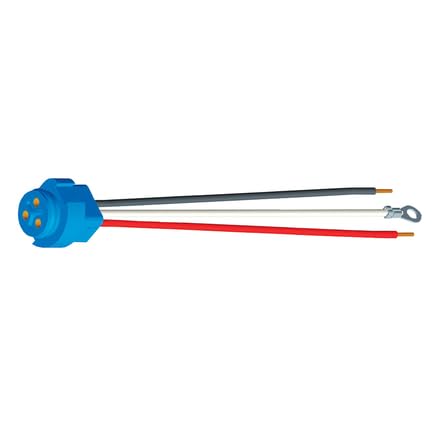 Snapklik.com : 67002-3 Three-Wire Plug-In Pigtail For Male Pin Lamp