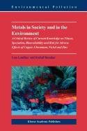 Metals in Society and in the Environment: Landner, Lars, Reuther ...