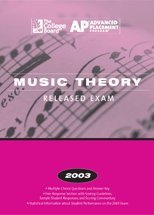 2003 AP Music Theory Released Exam: unknown author: Amazon.com: Books