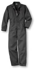 Amazon.com: Aramark Heavy-Duty Long Sleeve Twill Coverall Charcoal Grey ...