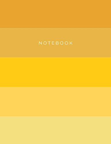 Amazon.com: Notebook: Yellow dot grid journal - 100 pages - 8.5 x 11: ...
