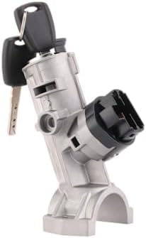 GEARZAAR Ignition Lock Switch Barrel with 2 Keys Set Replacement for ...
