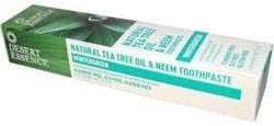 Amazon.com: Desert Essence Tea Tree Oil & Mint Toothpaste, Peppermint ...