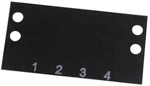 Amazon.com: CINCH MS-4-140 TERMINAL BLOCK MARKER, 1 TO 4, 9.53MM (10 ...