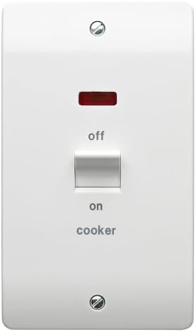Mk K5215CKWHI 45A 2-Gang Double Pole Cooker Switch : Amazon.co.uk: DIY ...