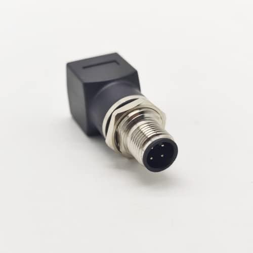 Amazon.com: FOWIUNYE M12 4Pin Male to RJ45 Connector, A Code Straight ...
