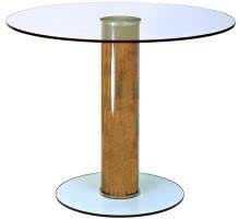 futureglass Platform 700mm diameter clear glass Table : Amazon.co.uk ...