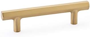 Emtek 86459 Urban Modern Mod Hex Pull Satin Brass (3.5" Centers ...