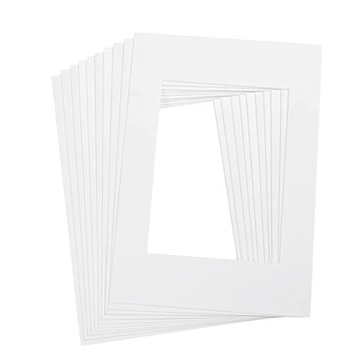 Donmills White Picture Photo Frame Mounts Mats, A3 Frame for Picture A4 ...