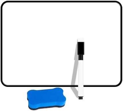 YUNAI Small Whiteboard A4, 1PCS Double Sided Mini Whiteboard with ...