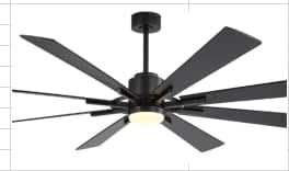 SHIHOT Ceiling Fans with Lights (Black), Large - Amazon.com
