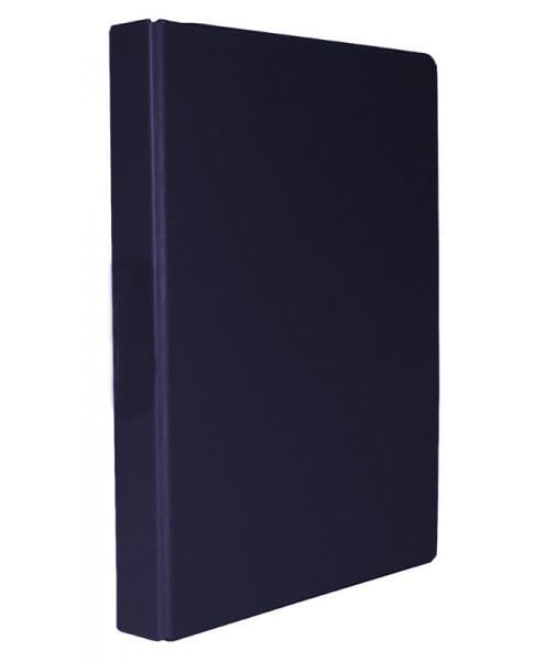 Accuprints 2D Folder Case, A4 Size, Ring Binder File Folder-Navy Blue ...