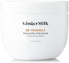Amazon.com: Ginger Milk Hydrating Hair Mask for Curly, Wavy, and Coily ...