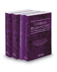 Louisiana Rules of Court - State KeyRules, 2013 ed. (Vol. IA, Louisiana ...