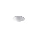 KOHLER K-2298-0 Compass Self-Rimming Undercounter Bathroom Sink, White ...