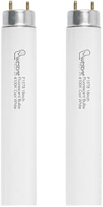 Wesome Lighting 18 Inch F15T8/DL Fluorescent Light Bulbs, 6500K ...