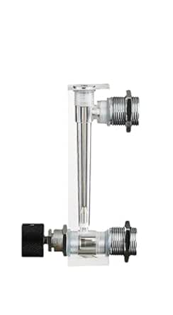 G 1/4" BSPT Female M18 Panel Float Flowmeter Gas Liquid Air Flow Meter ...