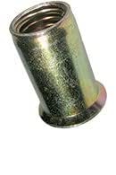 M6 Blind rivet nuts countersunk head, open type, Steel, (QUANTITY: 20 ...