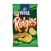 Amazon.com : Wise Ridgies Sour Cream & Onion Potato Chips, 6.75 oz ...