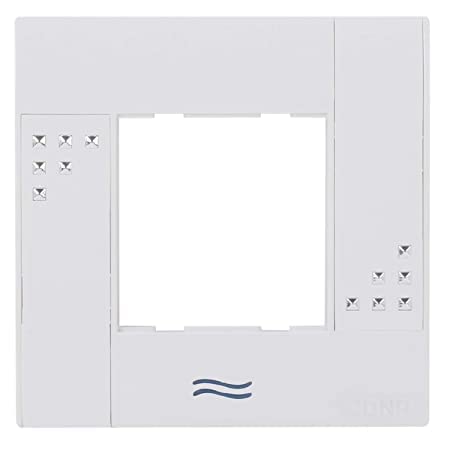 Modular Plates 2M with Blue LED Indicator Snow White (Single)|Modular ...