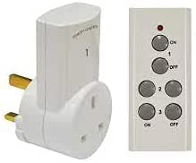 Eagle 1 Way Remote Control Mains Socket Set : Amazon.co.uk: DIY & Tools