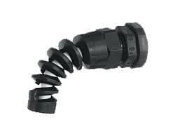 Heyco 3246 FLEX LTF BLACK PIGTAIL LIQUID TIGHT FITTING & NUT (3246 ...