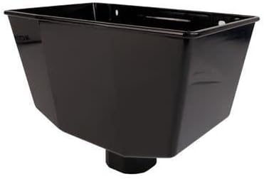 FLOPLAST 68mm Round Universal Gutter Hopper- Black : Amazon.co.uk: DIY ...