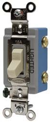 Hubbell Wiring Devices Switch, TOGGLE, SPST, 20, 277V, HBL1221PL RED ...