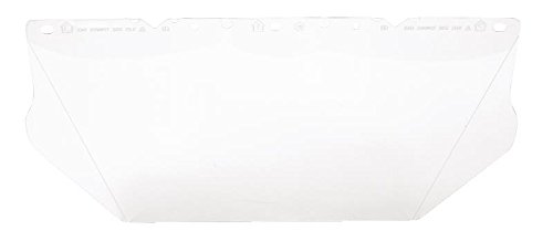 MSA V-Gard Model 10115840 8" X 17" X .06" Clear Polycarbonate ...