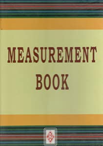 Measurement Book (Register Size) : Private Publication: Amazon.in: Books
