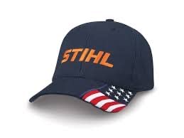 Amazon.com: STIHL Navy Fabric Baseball Hat/Cap with Orange Embroidered ...