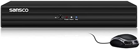 SANSCO CCTV Surveillance DVR 4 Channel 5MP Lite Security Video Recorder ...