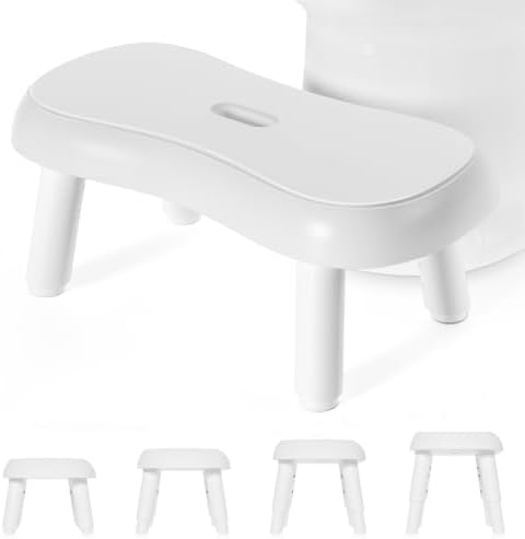 Amazon.com: REGIS Bamboo Toilet Stool for Adults, 7" Poop Stool ...