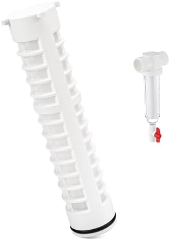 Amazon.com: Rusco/Vu-Flow 1" 100 Mesh PVC Spin Down Sediment T-Style ...