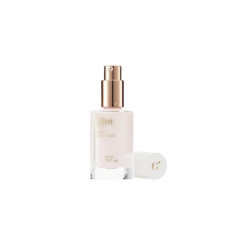 GLINT Glow Pearl Base (30 ml/1.01 fl oz) Moisturizing Foundation Primer ...