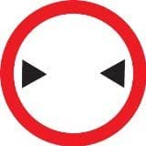 Amazon.com : Reflective Road Traffic Sign - Width Restriction (3mm ...