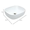 JAQUAR JDR (JAQUAR Designer Range) Series Table Top WASH Basin (White ...