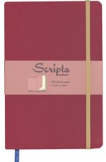 Scripta Notes Large Cinnabar Blank Book: 192 Blank Pages: 9781624130236 ...