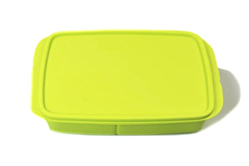 Tupperware to Go Lunch Box 1 Litre Lime with Divider Clever Break ...