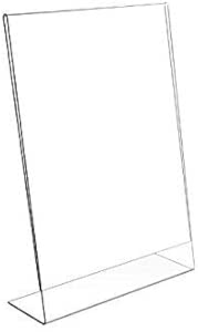 Acrylic Poster Menu Holder Lean to Perspex Leaflet Display Stands - A5 ...