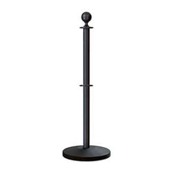 Montour Line CLineD Set of 2 Dual Rope Stanchion, Sloped Base, (Black ...