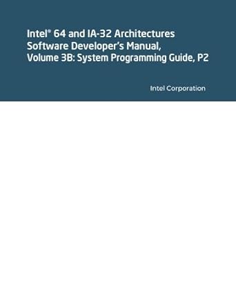 Intel® 64 and IA-32 Architectures Software Developer's Manual, Volume ...